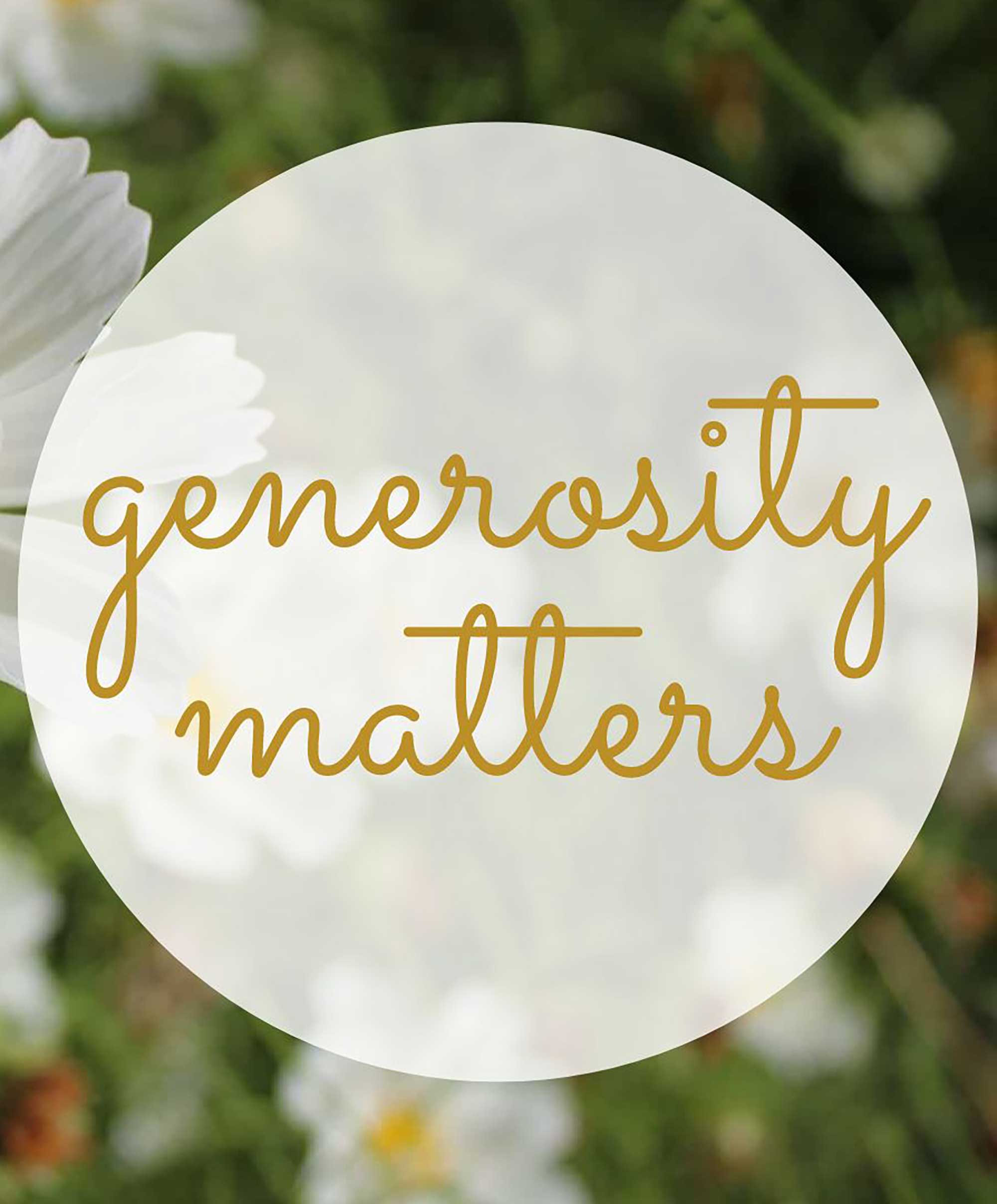 Generosity Matters - Diocese of York